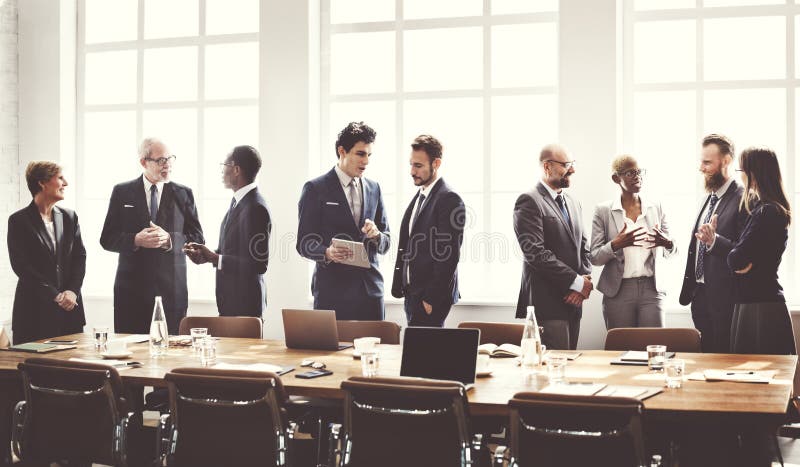 Business Group Meeting Discussion Strategy Working Concept Stock Image ...