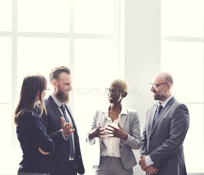 Business Group Meeting Discussion Strategy Working Concept Stock Image ...