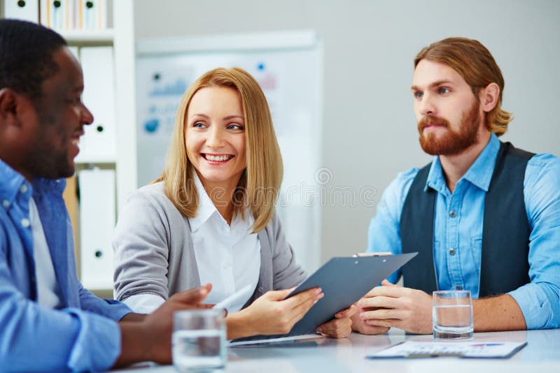 Business group at meeting stock image. Image of african - 54927517