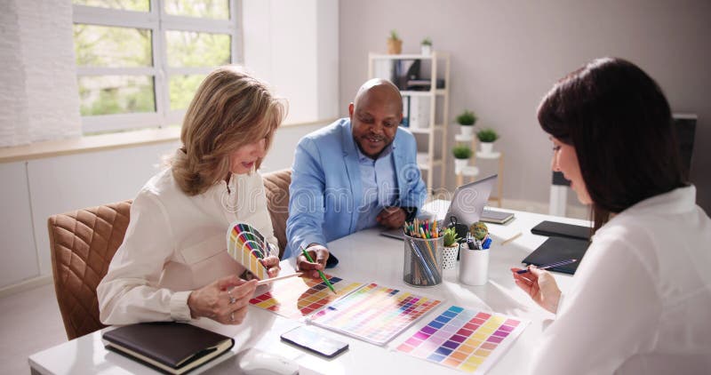 Business Group at Workplace Stock Image - Image of strategy, working ...