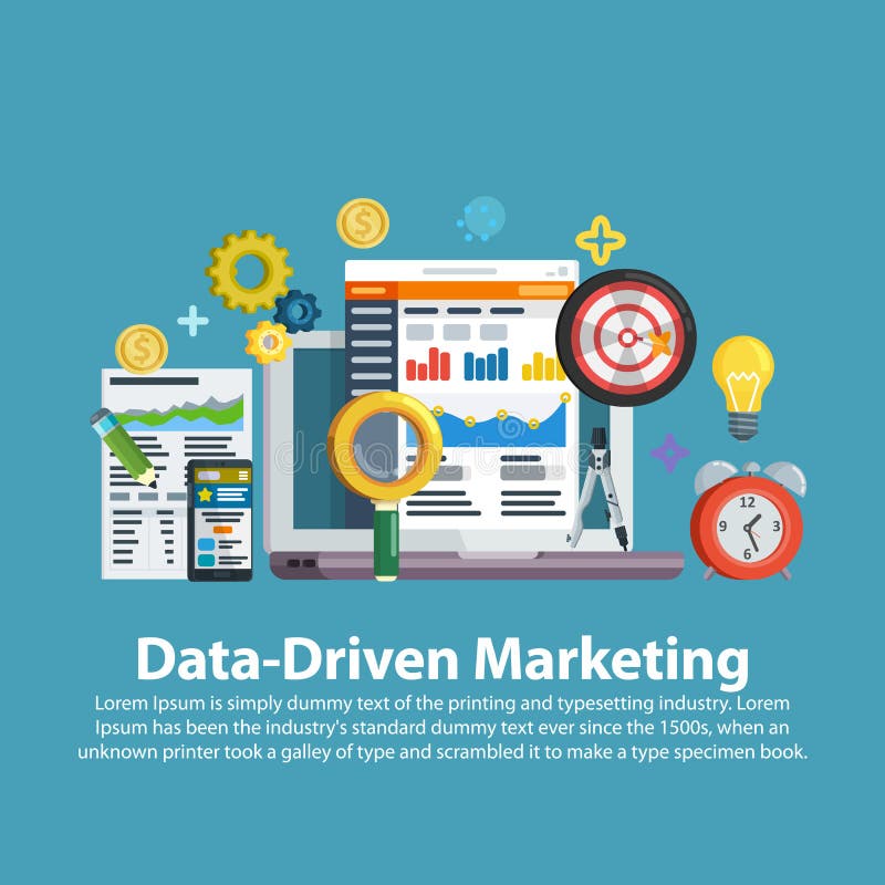 Increase Business Profits. Banner in a Flat 3d Style. Sales Growth and ...