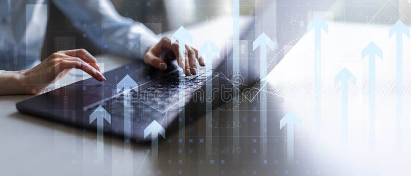 Business Growth and Analytics Visualization Financial Concept Stock ...