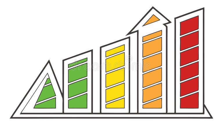 Business Growth Bar Chart Data Statistics Vector, Vector Design Generative AI Stock Vector ...