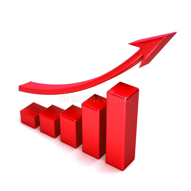 3d Business Growth Bar Graph Curve. 3D Render Illustration Stock ... 3d Business Growth Bar Graph Curve. 3D Render Illustration Stock ...