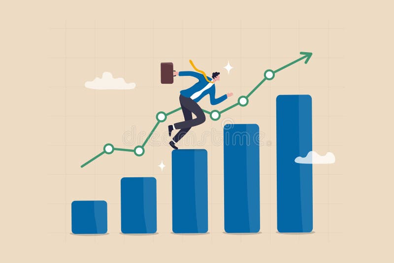 Business Growth, Challenge To Success, Career Growing Achievement ... Business Growth, Challenge To Success, Career Growing Achievement ...