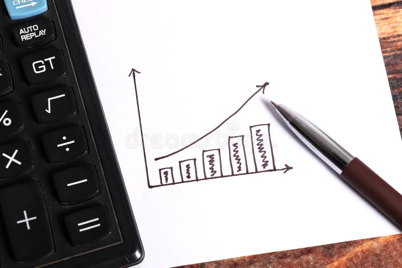 Business growth chart stock photo. Image of business - 155522496