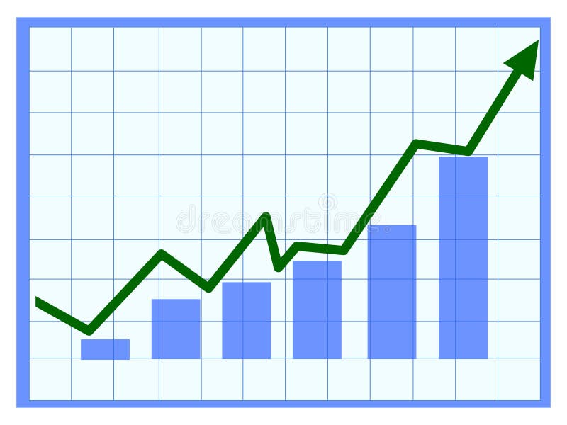 Business Growth Chart stock vector. Illustration of concept - 100379145
