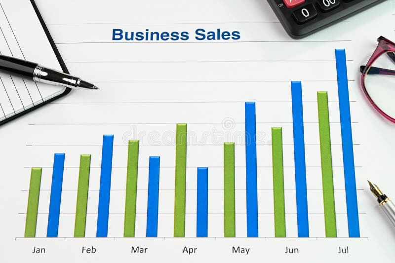 Business Growth Chart Report Stock Image - Image of growth, public ...