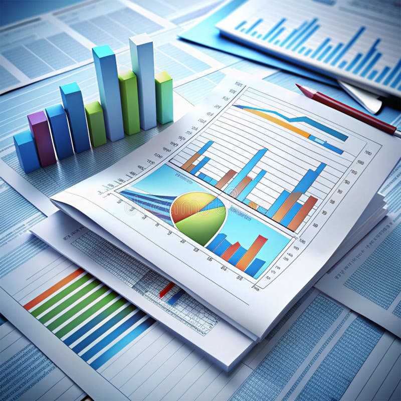 Business Growth Concept Visualizing Financial Reports for Effective ...