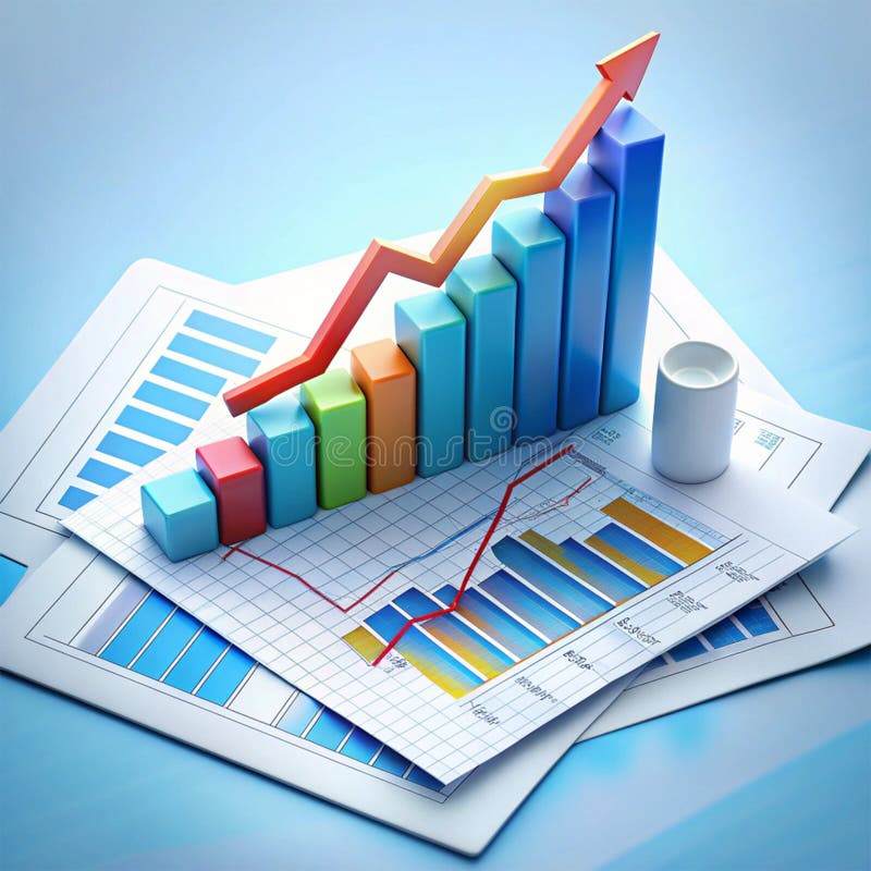 Business Growth Concept Visualizing Financial Reports for Effective ...