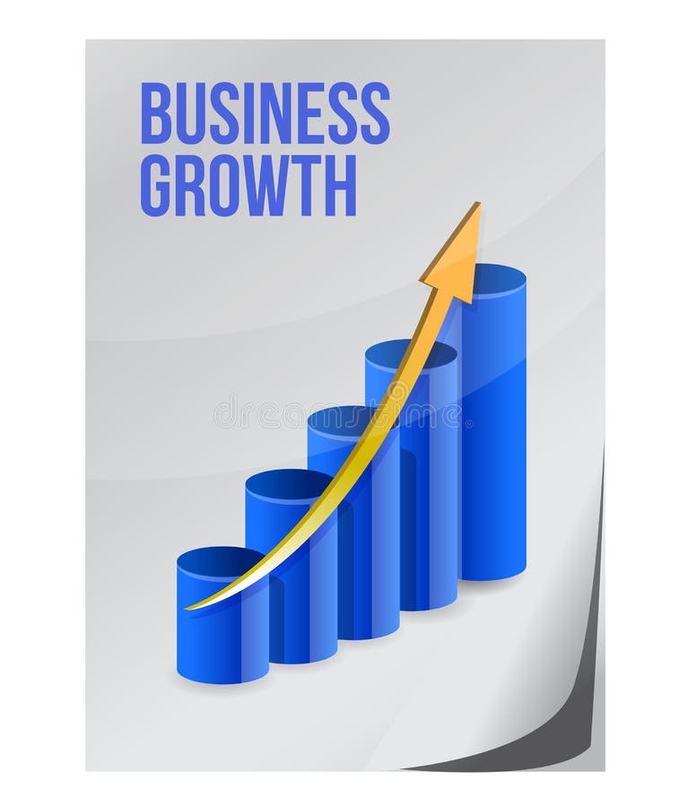Growth Business logo stock vector. Illustration of growth - 4686735