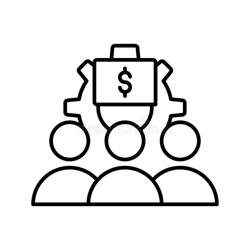 Business Growth Development Team Icon Stock Illustration - Illustration ...