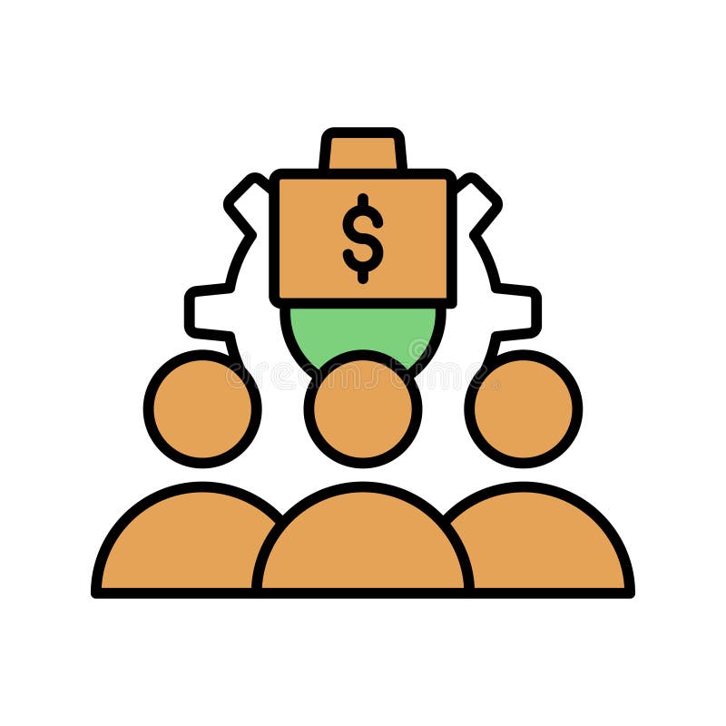 Business Growth Development Team Icon Stock Vector - Illustration of ...