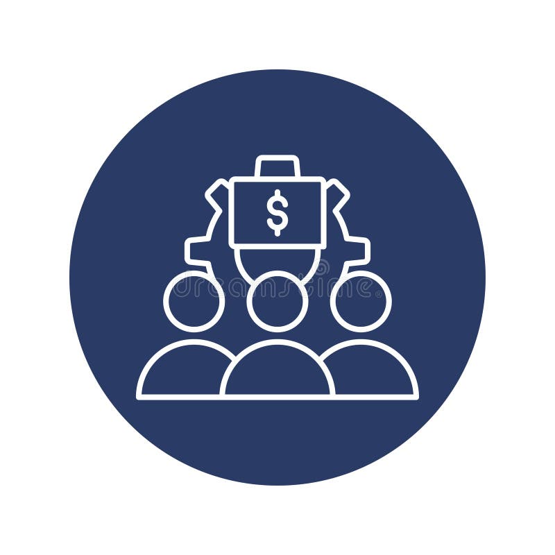 Business Growth Development Team Icon Stock Vector - Illustration of ...