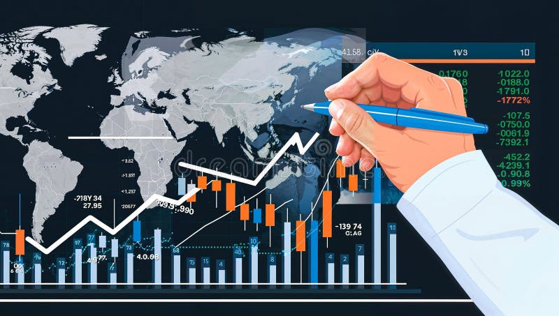 Business Growth Graph Chart, a Businessman is Looking at the Graph ... Business Growth Graph Chart, a Businessman is Looking at the Graph ...