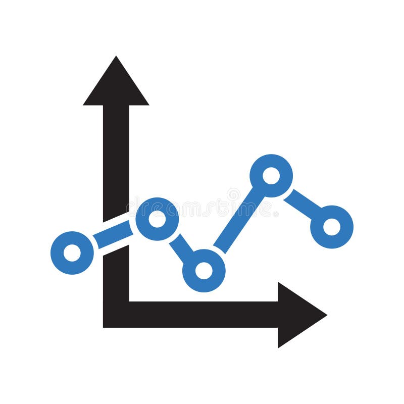 Business growth graph icon stock vector. Illustration of vector - 264376154