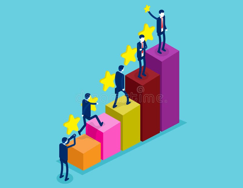 Business Growth Graph with Team Development. Isometric Business Concept ... Business Growth Graph with Team Development. Isometric Business Concept ...