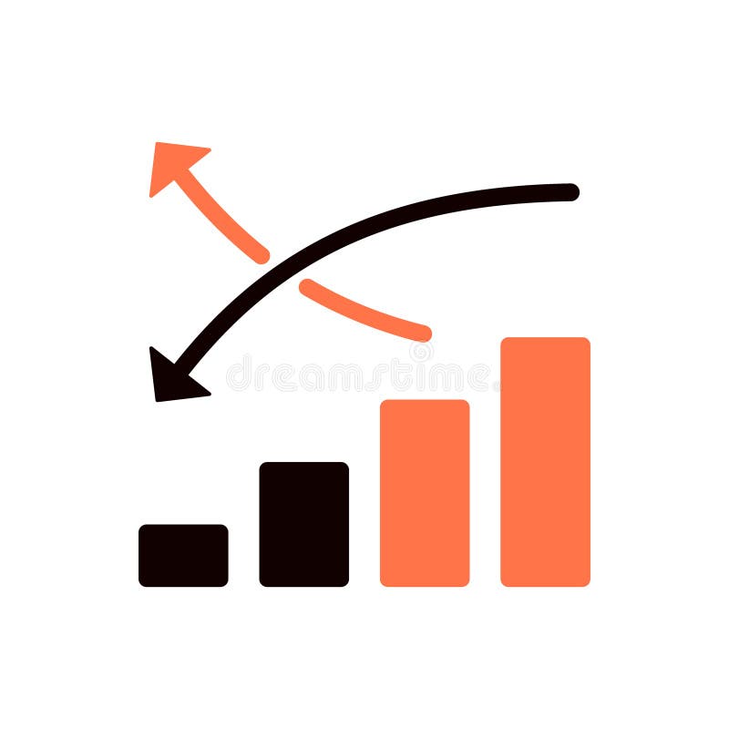 Business Growth Icon Featuring Chart and Analysis for Data-Driven ...