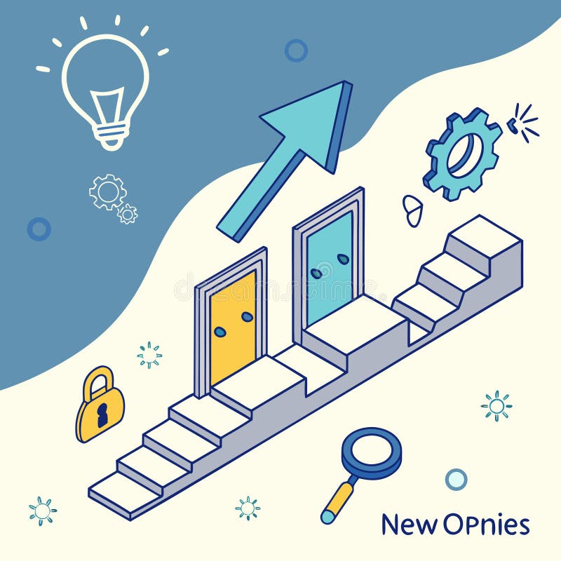 Business Growth Illustration New Opportunities Vector Concept Design Stock Illustration ...