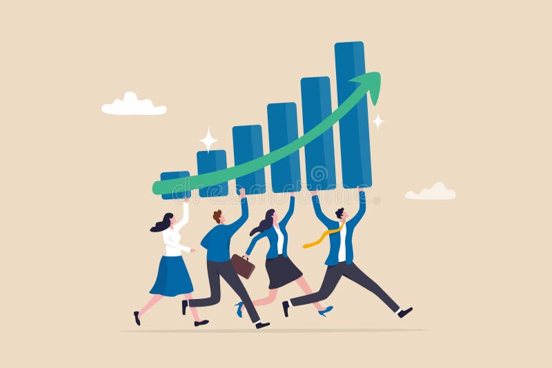 Business Growth, Improvement or Progress To Success, Team Planning and ... Business Growth, Improvement or Progress To Success, Team Planning and ...