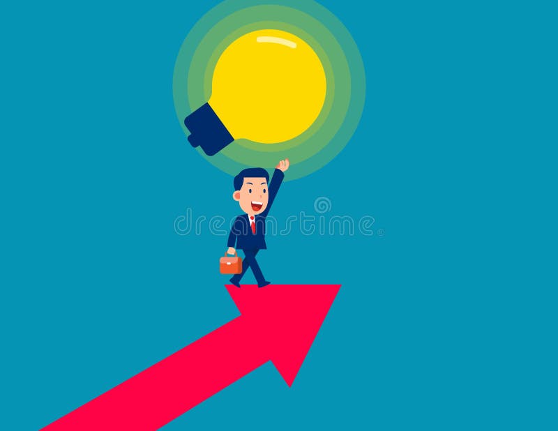 The Business Growth New Idea. Business Vector Illustration Concept ...