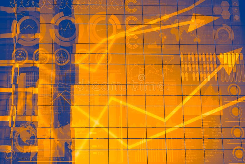 Business Growth Reflection at Windows of Office Stock Photo - Image of ...