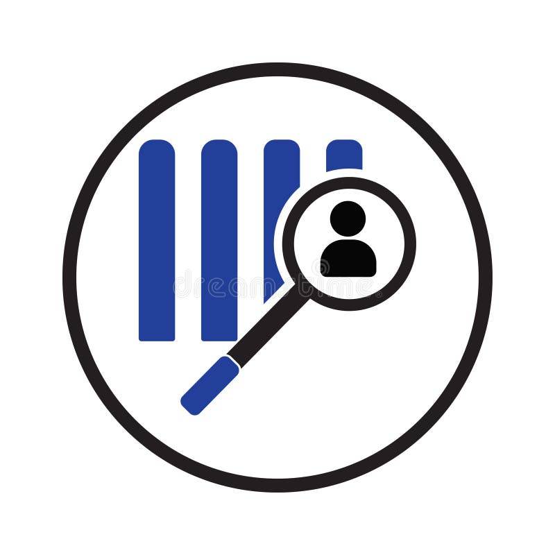 Business Growth Strategies Searching Icon Stock Vector - Illustration ...