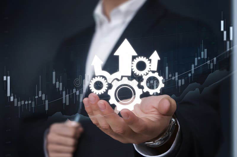 Business Growth Strategy Gears Innovation Process Improvement Success ...