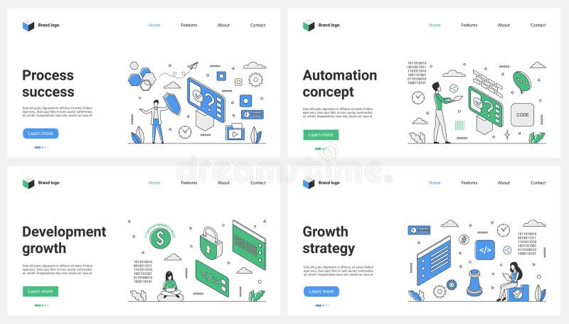 Business Growth Strategy and Success Processes, System Automation Set ...