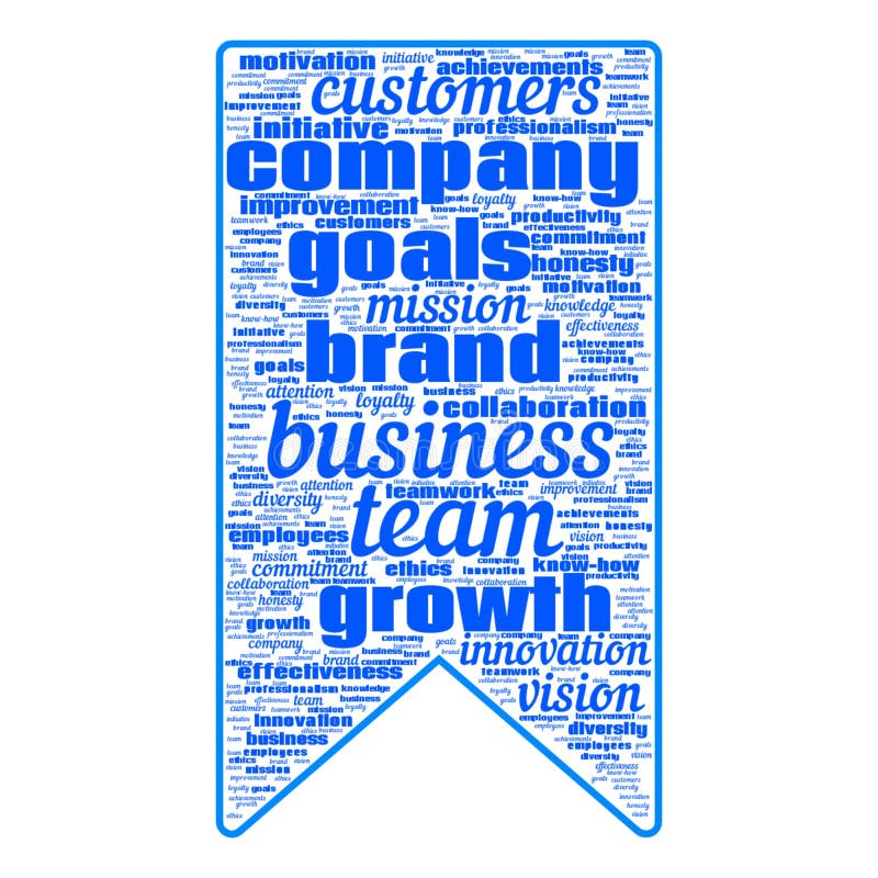 Business Growth Teamwork Success Text Illustration Background Shapes ...