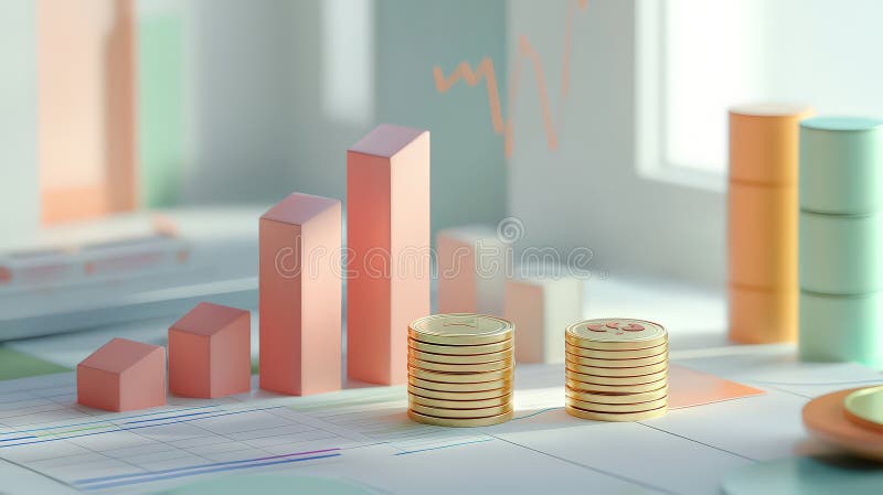 Business Growth Trends Financial Data Analysis in Modern Offices ...