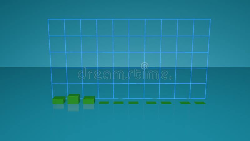 Chart Decrease Graph.Sales Chart Report.Stock Market Trend Stock Vector ...