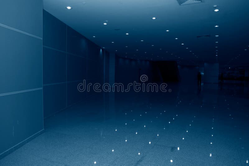 Business hall blue stock image. Image of lift, roof, international ...