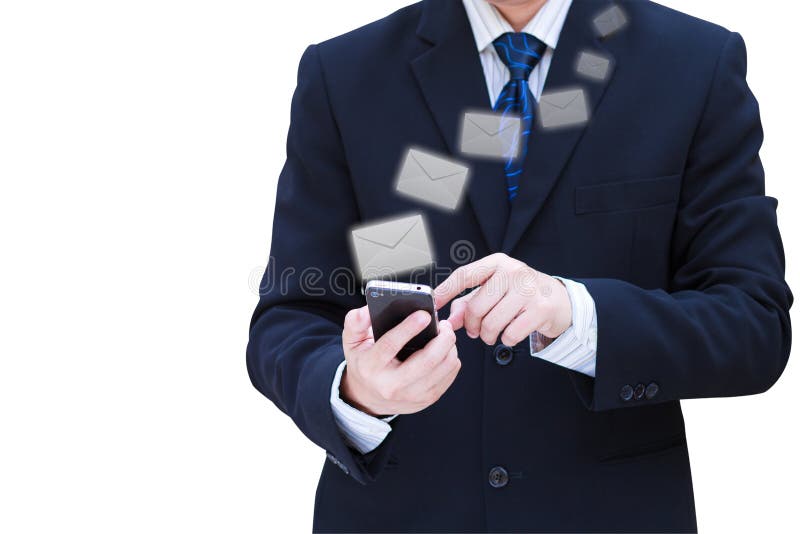 Business Hand Hold Touch Screen Mobile Phone Stock Photo - Image of ...
