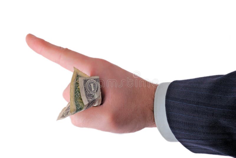 Business Hand Holding Money Stock Image - Image of finance, finger: 7195057