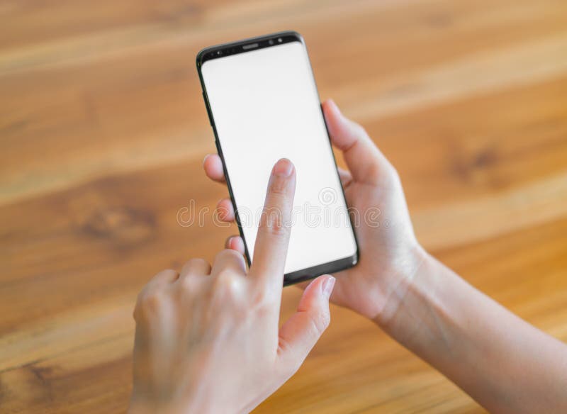 Business Hand with Mobile Phone . Stock Photo - Image of smartphone ...