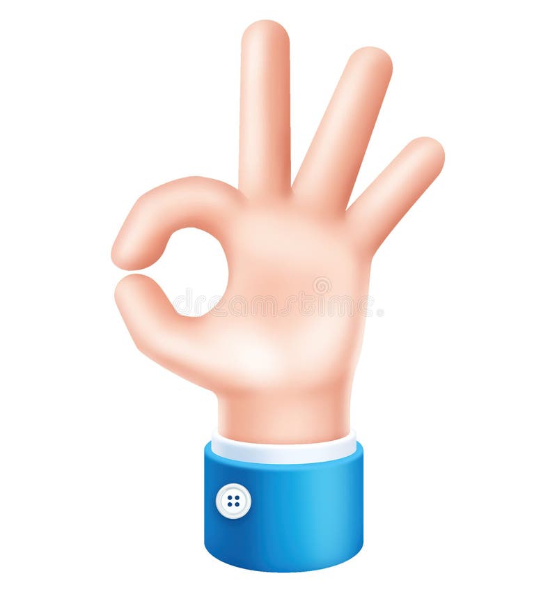 Business Hand Pushing Button Sign Symbol Icon Stock Illustration ...