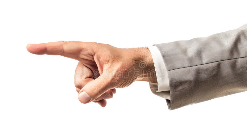 Business Hand Pointing Finger. Simple but Powerful Gesture for ...