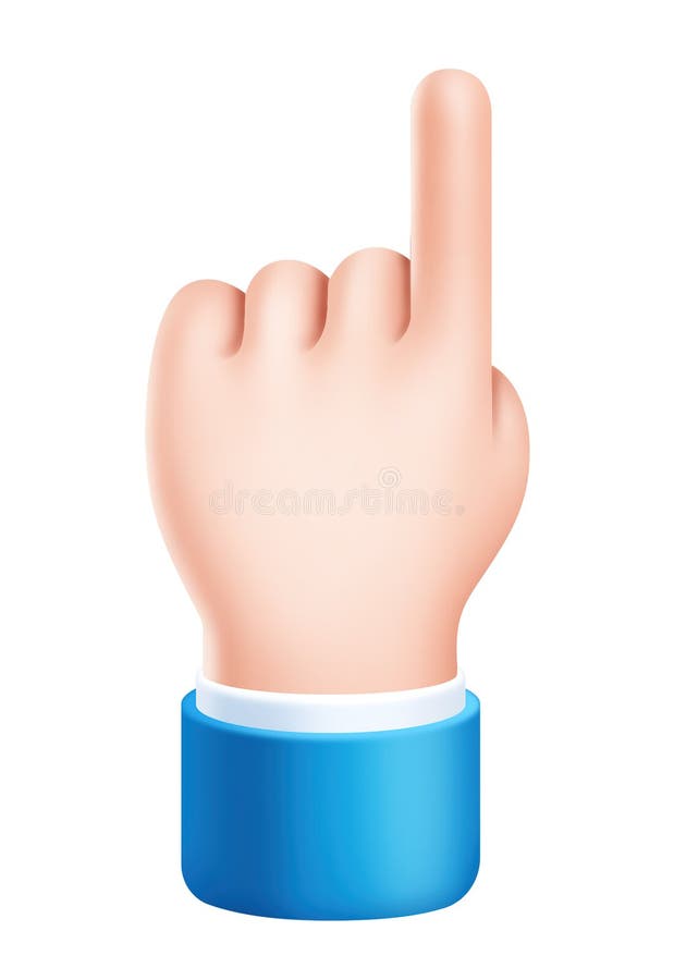 Business Hand Pointing Sign Symbol Icon Stock Illustration ...