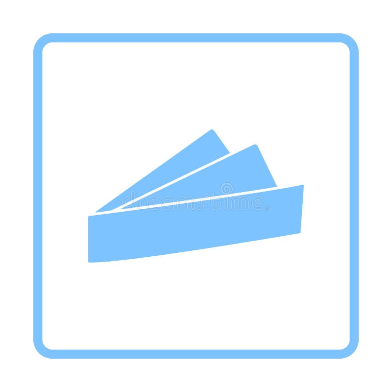 Business Handkerchief Icon stock vector. Illustration of stripe - 212499481