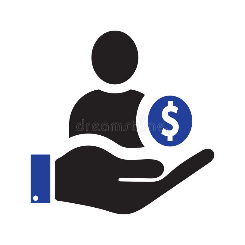 Business handover icon stock vector. Illustration of outline - 257197832