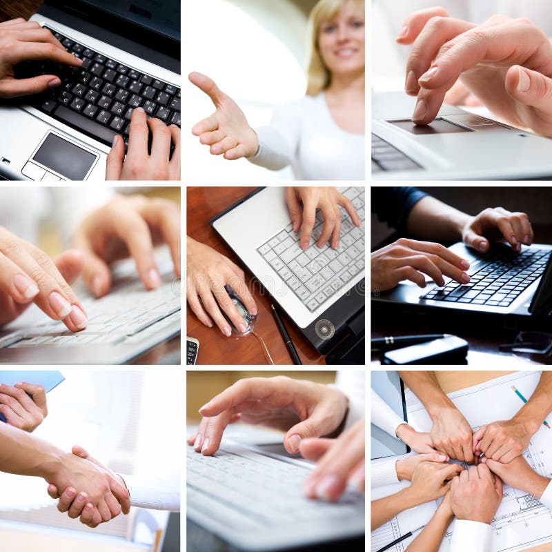 Hands on computer keyboard stock image. Image of keypad - 25446033