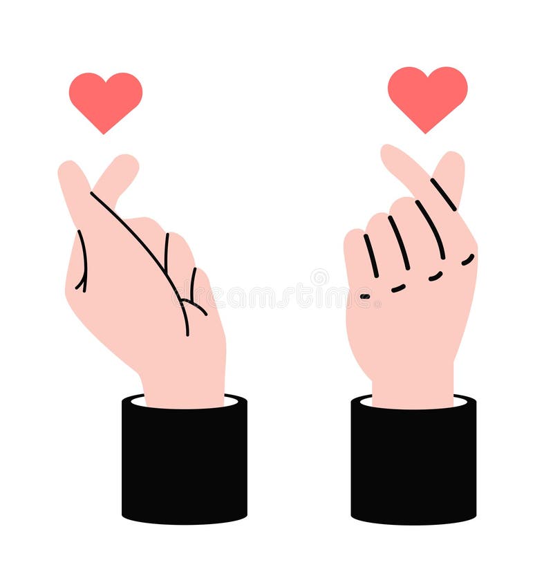 Hands Making Love Heart Symbol Stock Illustrations – 1,100 Hands Making ...