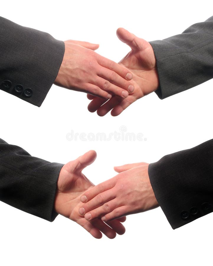 Handshake vision agreement stock image. Image of congratulation - 969927