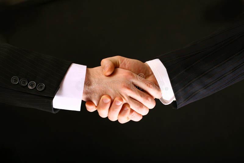 Business handshake. stock image. Image of final, finance - 12088715