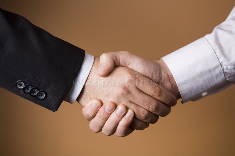 Big or Small Business Handshake Stock Image - Image of capitalist ...