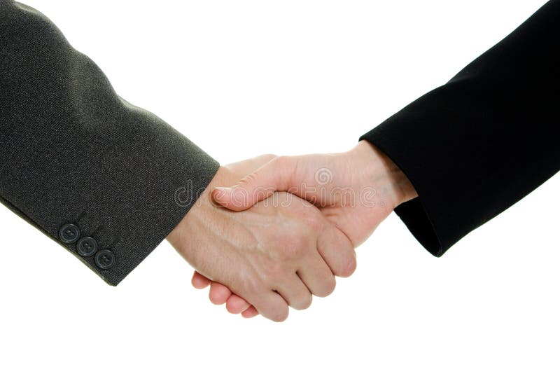Asian Businessman Handshake with Fighting Shadow Stock Photo - Image of ...