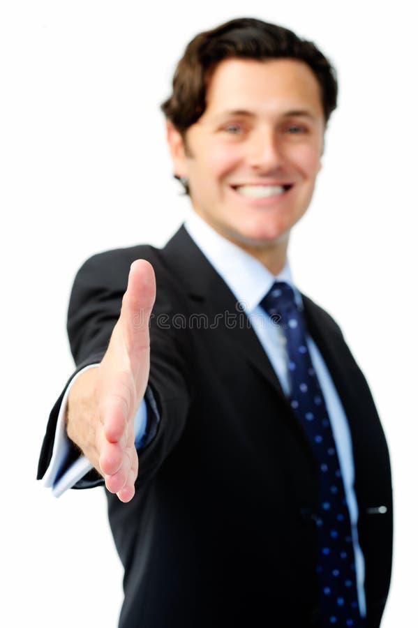 Businessman Ready To Shake Hands Stock Image - Image of human, commerce ...