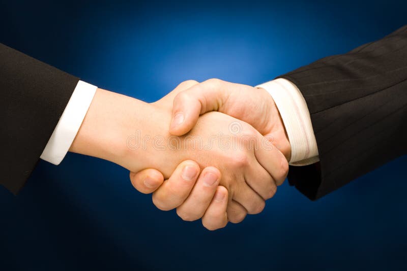 Business handshake stock photo. Image of close, commerce - 4085494