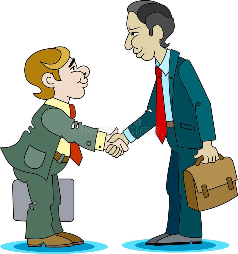 Shake Hands Cartoon Stock Illustrations – 3,843 Shake Hands Cartoon ...